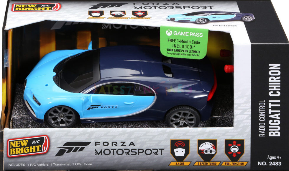 New Bright RC Forza Motorsport Bugatti Chiron távirányítós a